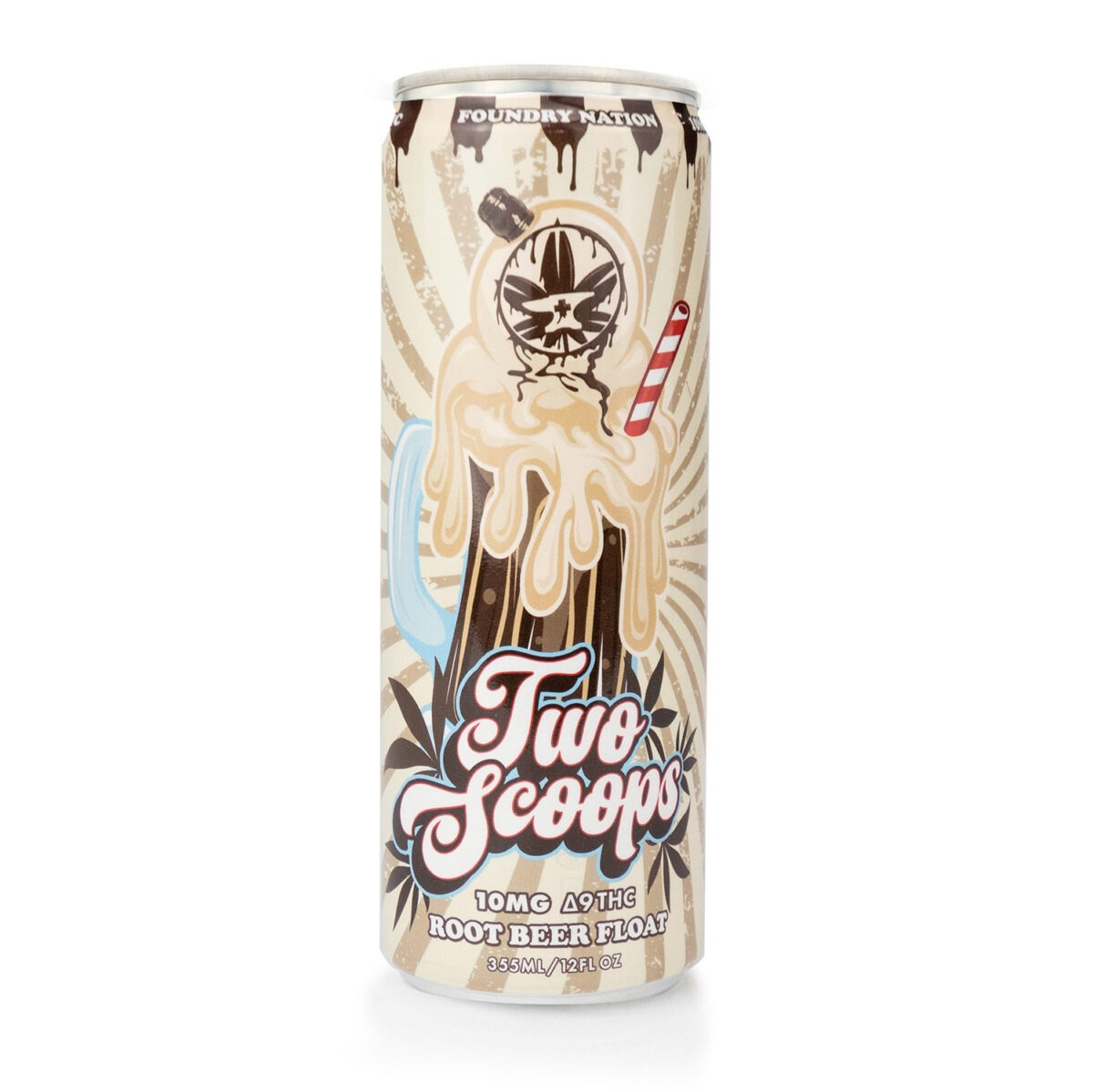 THC Root Beer Float | Two Scoops | 10mg Per Soda