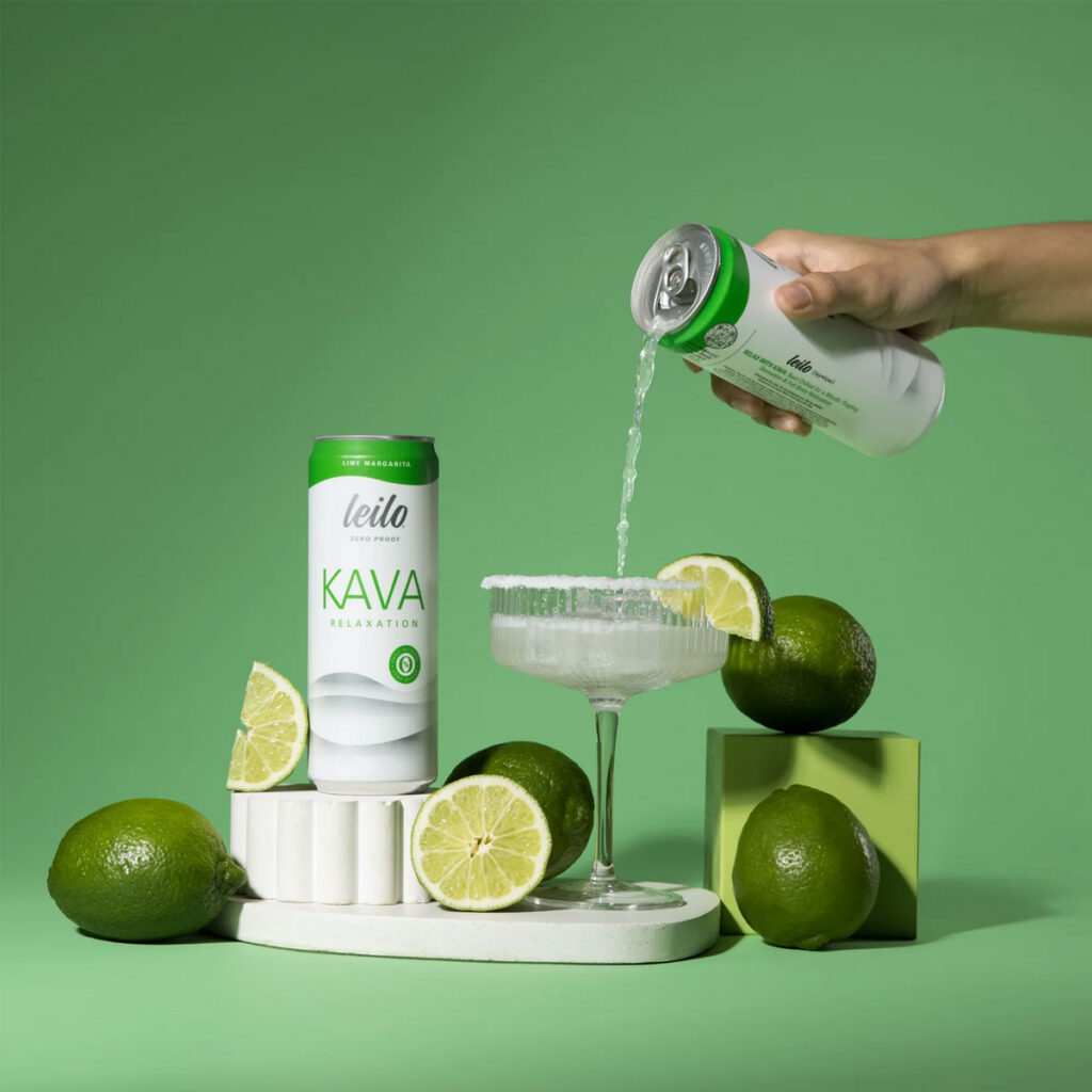 Leilo Kava Lime Margarita Non Alcoholic Tonic