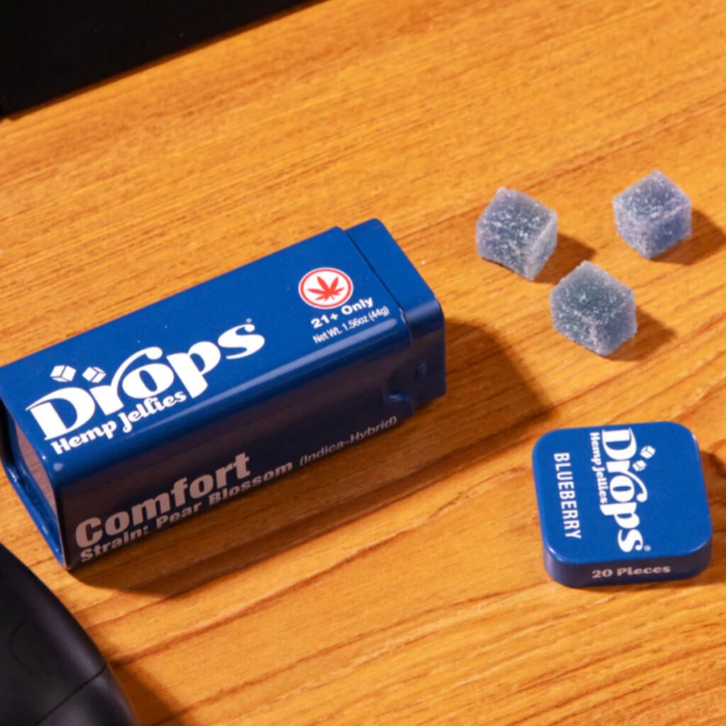 Drops Candies Gentle Relaxation Blueberry THC Candies
